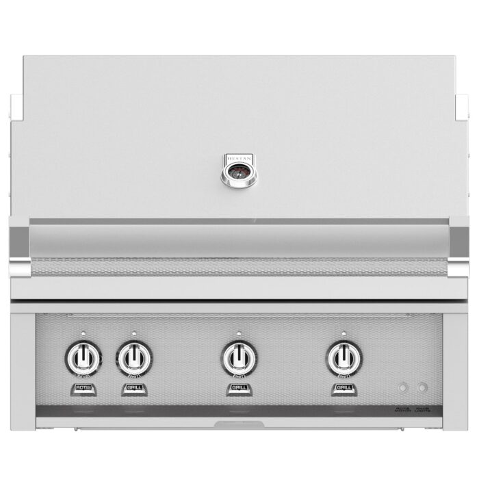Hestan 36-Inch Built-In Natural Gas Grill W/ Sear Burner & Rotisserie ...